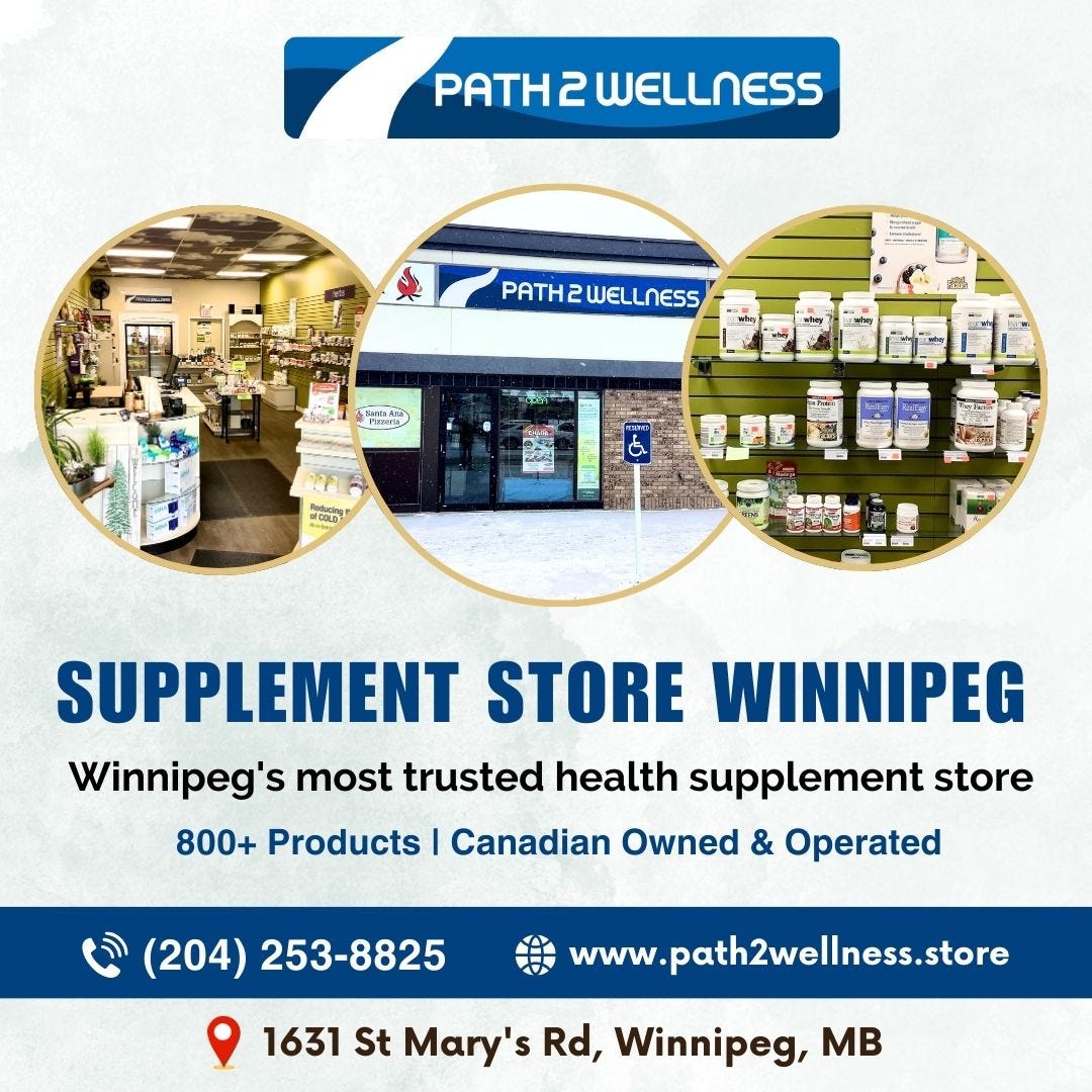 Supplements Store Winnipeg - Path 2 Wellness - Medium