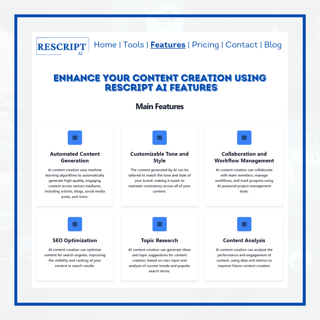 Uncover the magic of Rescript AI's advanced features! Rescript AI is ...