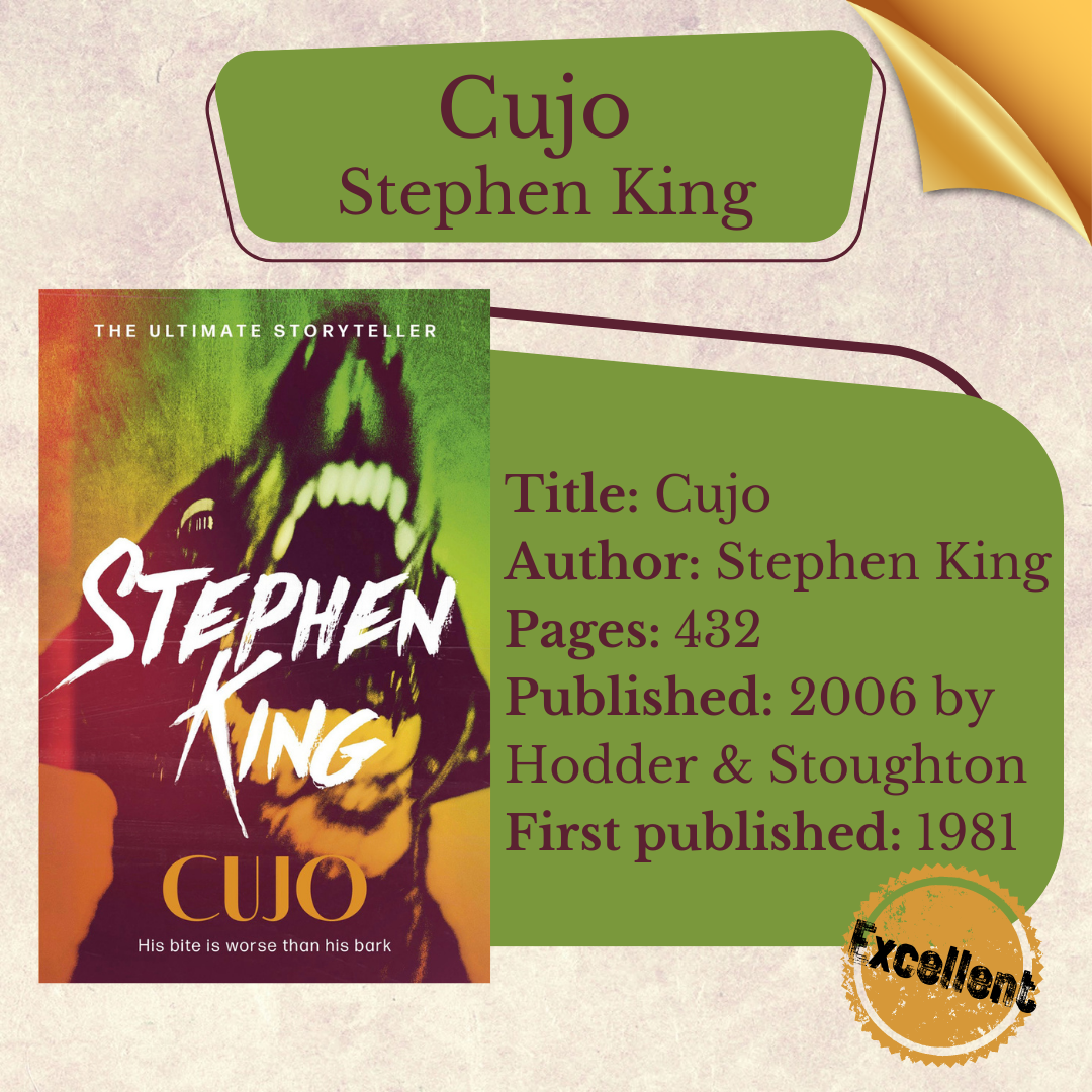 Book Review: Cujo | Nanie Hurley | Medium