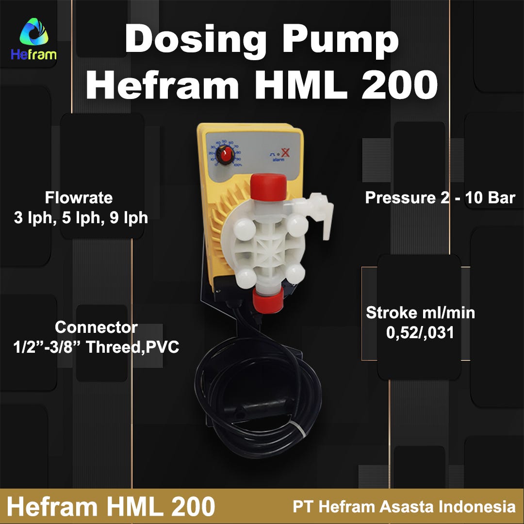 Dosing Pump Equipment — Hefram HML 200 - Ikhsanhefram - Medium