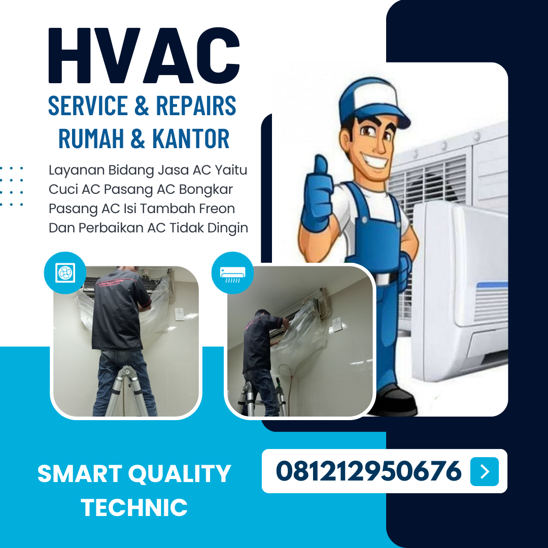 Cuci AC Depok 081212950676 Smart Quality Technic Siap dipanggil untuk ...