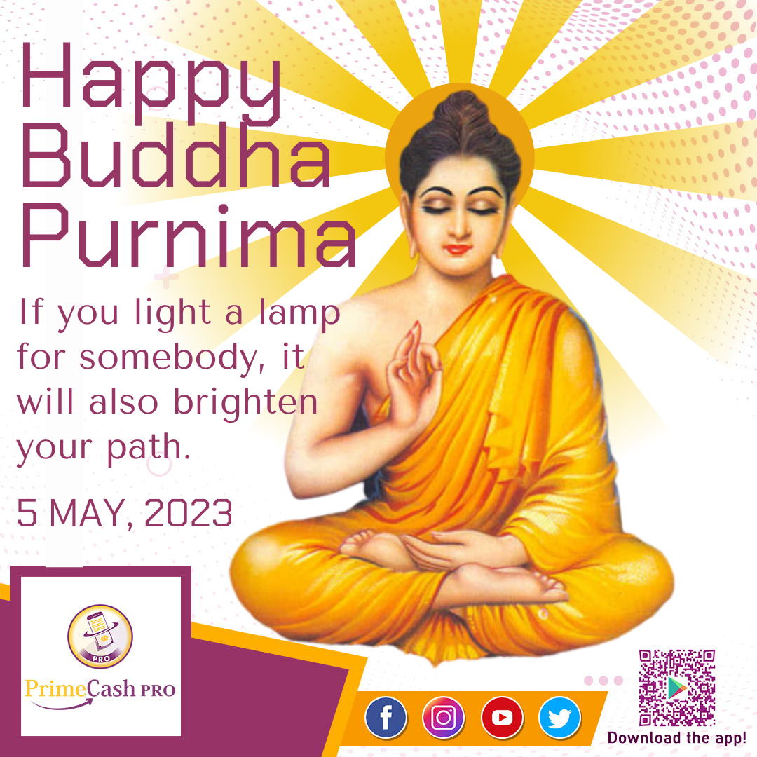 Happy Buddha Purnima! - PrimeCash Pro - Medium