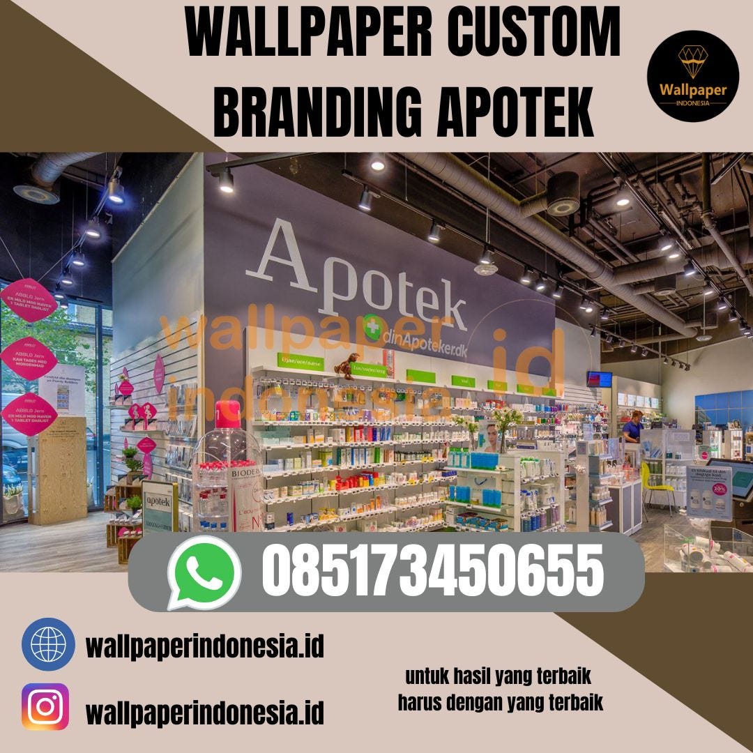 WALLPAPER CUSTOM BRANDING APOTEK. WALLPAPER CUSTOM BRANDING APOTEK | by ...