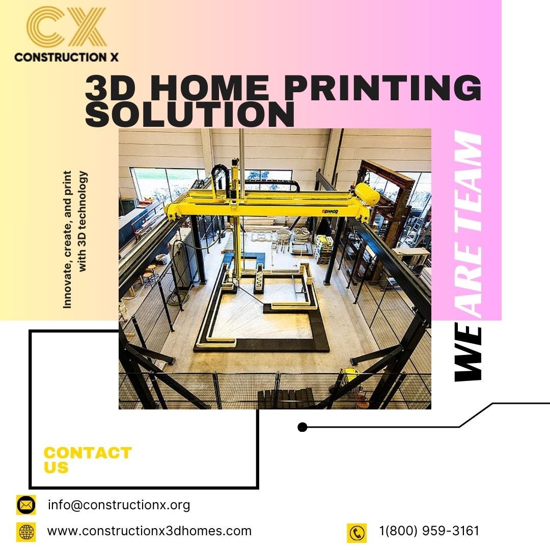Top-notch 3D Printing Construction Service - ConstructionX 3D Homes - Medium