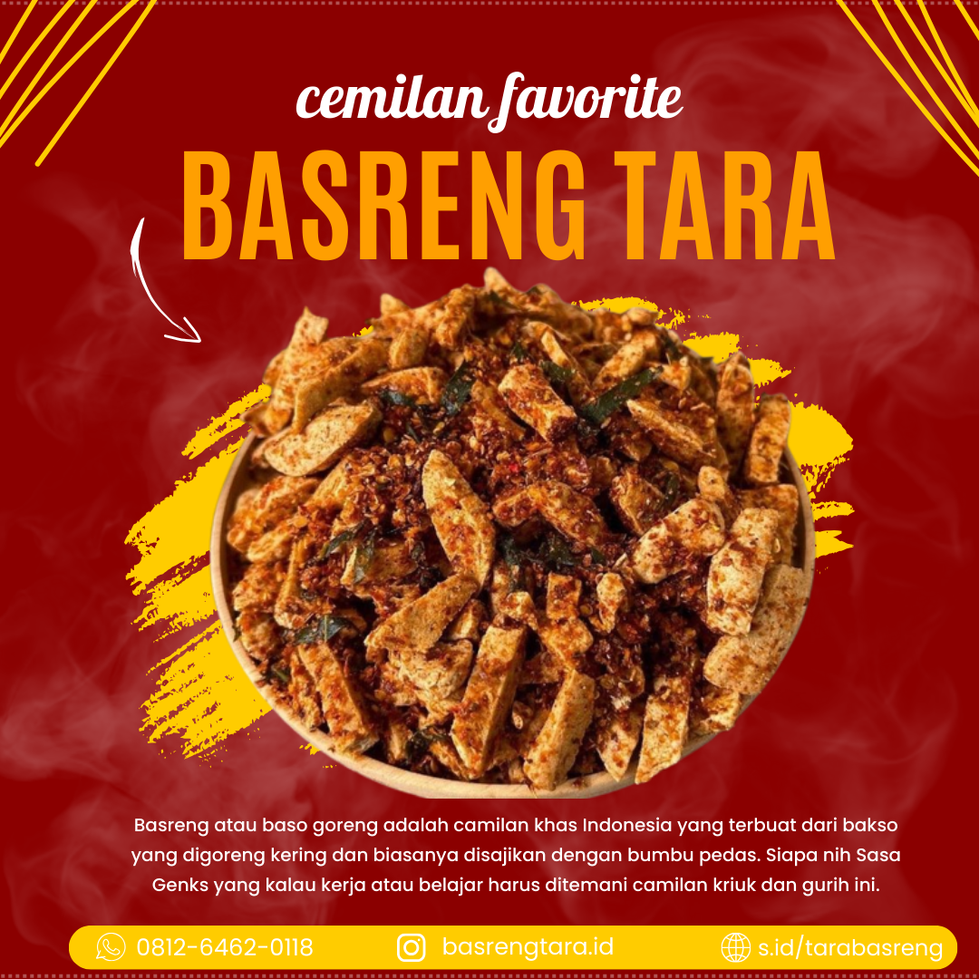 Terjangkau, WA 0812–6462–0118, Jual Basreng Kemasan di Medan, Toko Tara ...
