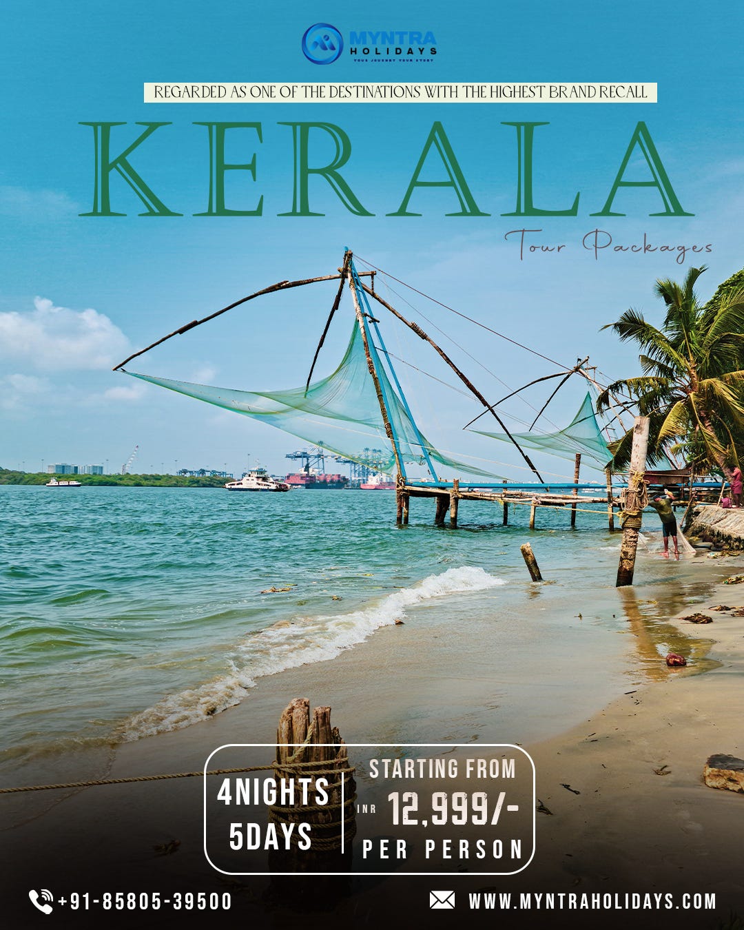 Explore the enchanting beauty of Kerala with Myntra Holidays! 🌴 Immerse ...