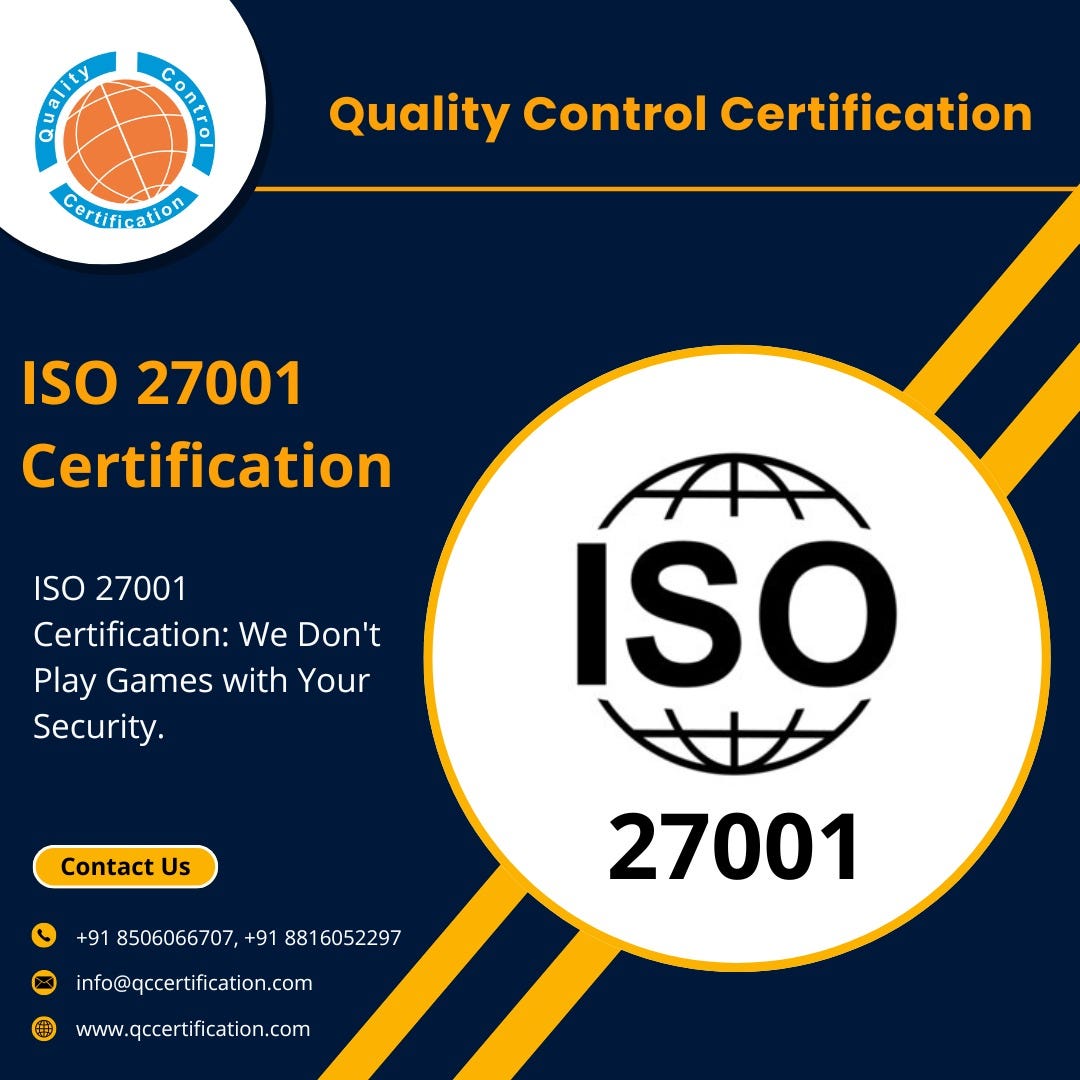 ISO 27001 ISMS Certification | QC Certification - Dakshchauhann - Medium
