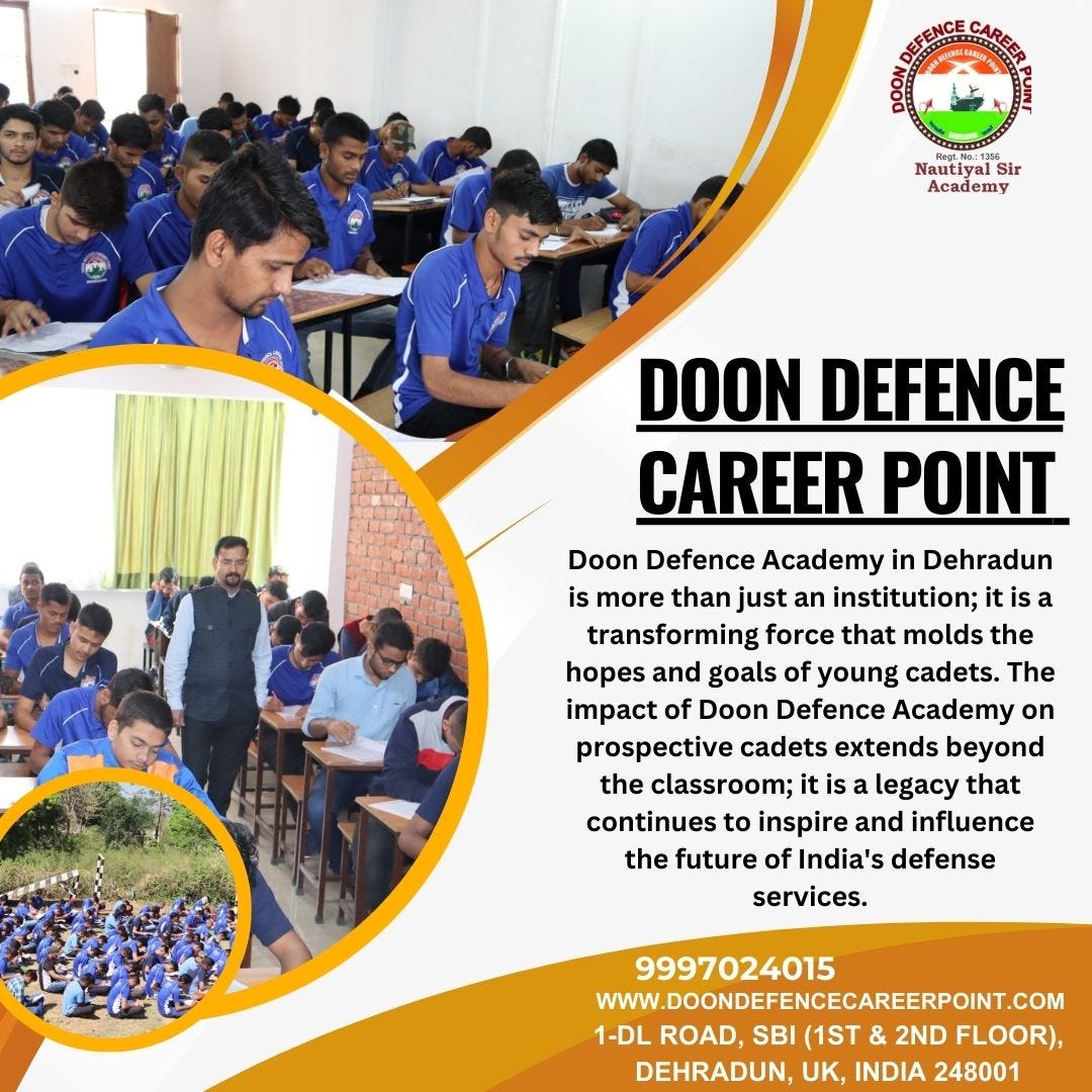 Success Stories Doon Defence Academy’s Impact on Aspiring Cadets | by ...