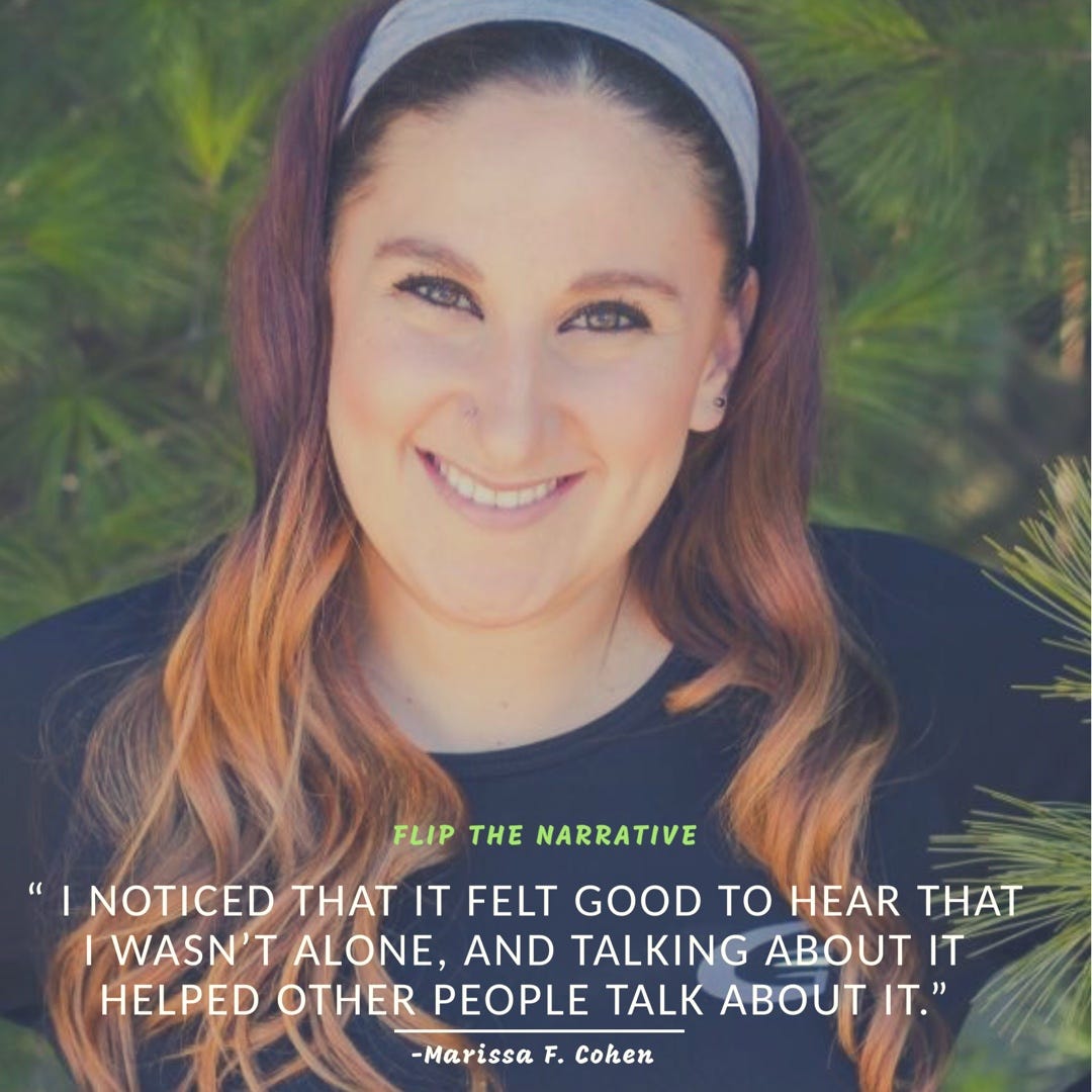 FLIP THE NARRATIVE: MARISSA F. COHEN | by Lana Jelenjev | FLIP THE ...