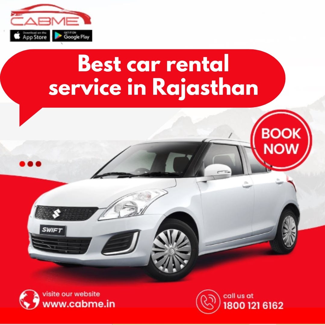 Best car rental service in Rajasthan - Cabmecar - Medium