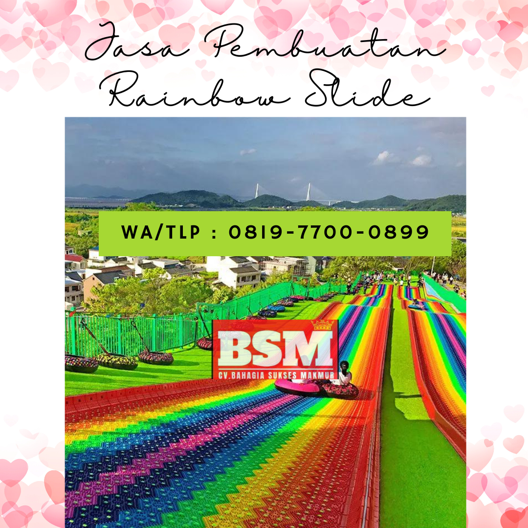 JASA PEMBUATAN RAINBOW SLIDE. Rainbow Slide atau Perosotan Pelangi ...