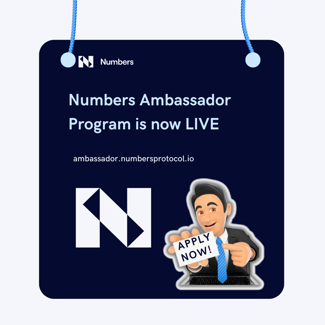The Ambassador Program for Numbers Protocol is now OPEN! | by Valir ...
