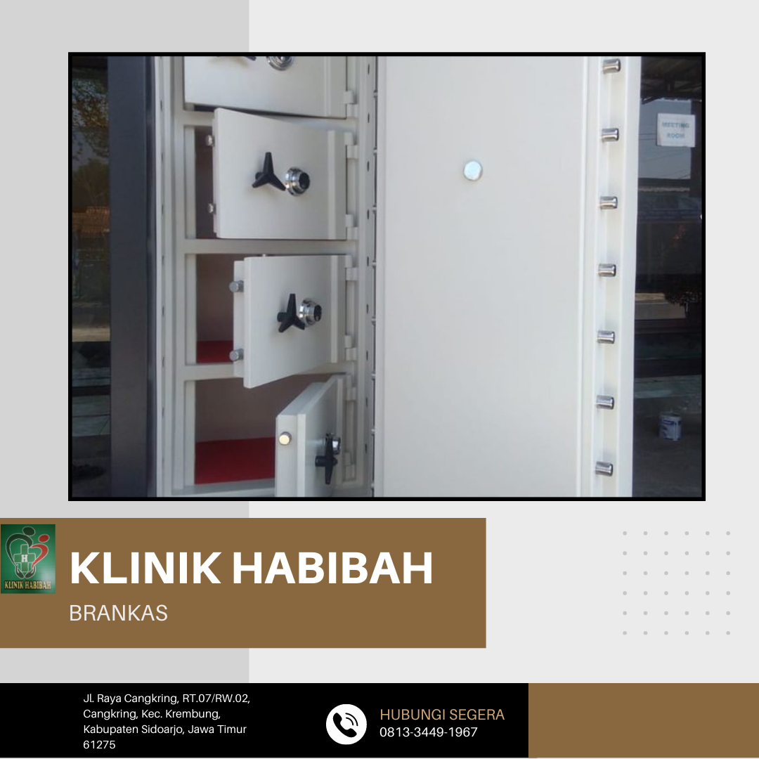 FASILITAS LENGKAP, wa 0813-3449-1967, Brankas Bank Klinik Habibah Krembung Klik https://wa.me ...