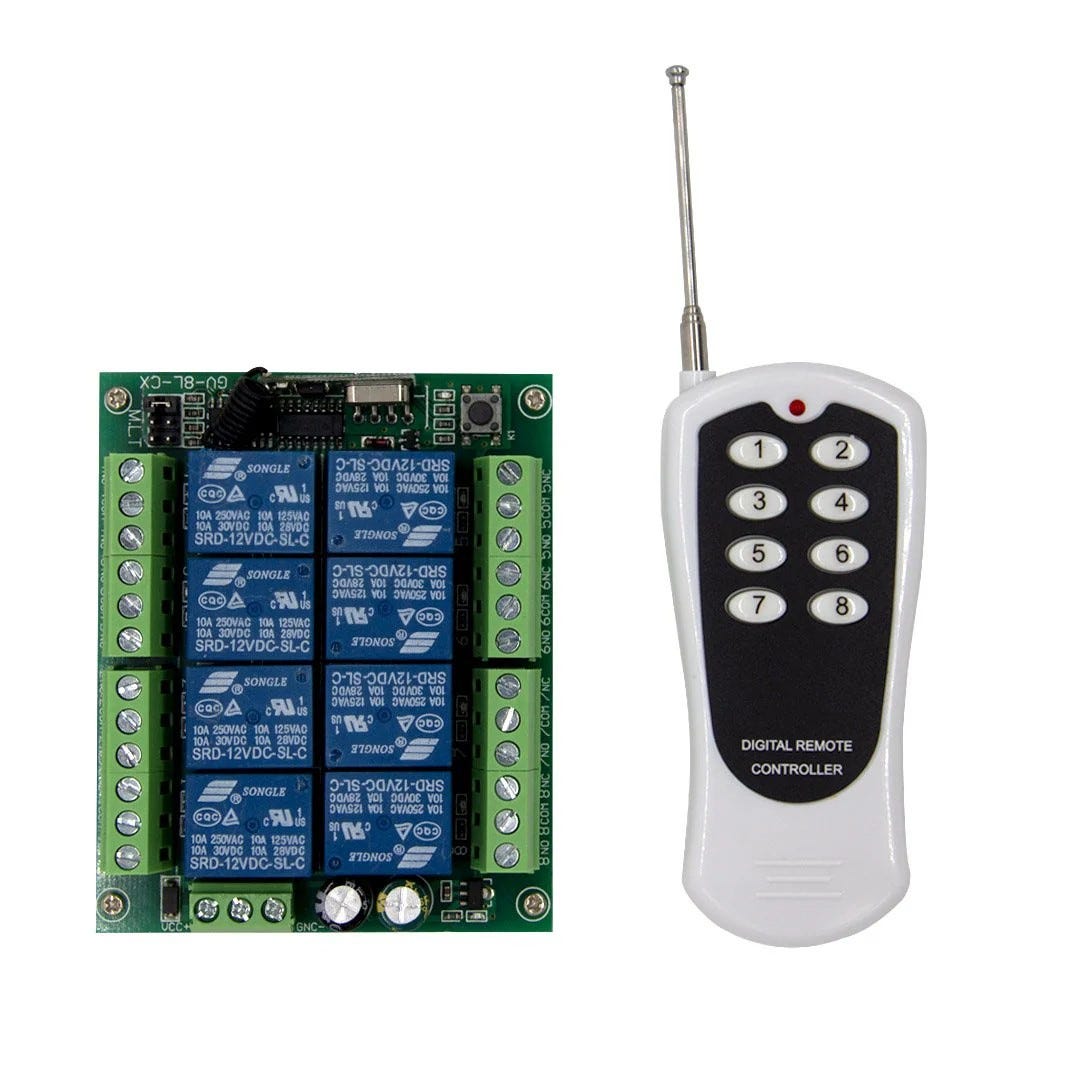 Enhance your control systems with the 8-Channel Relay Module 12V DC ...