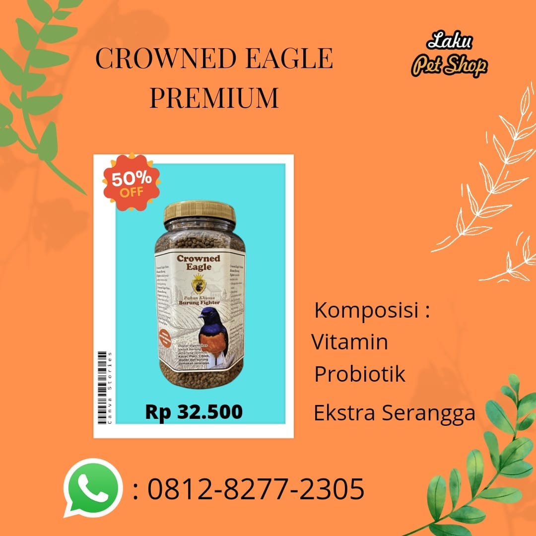 Jual Voer Burung Dengan Kadar Protein Tinggi Crowned Eagle | by ...