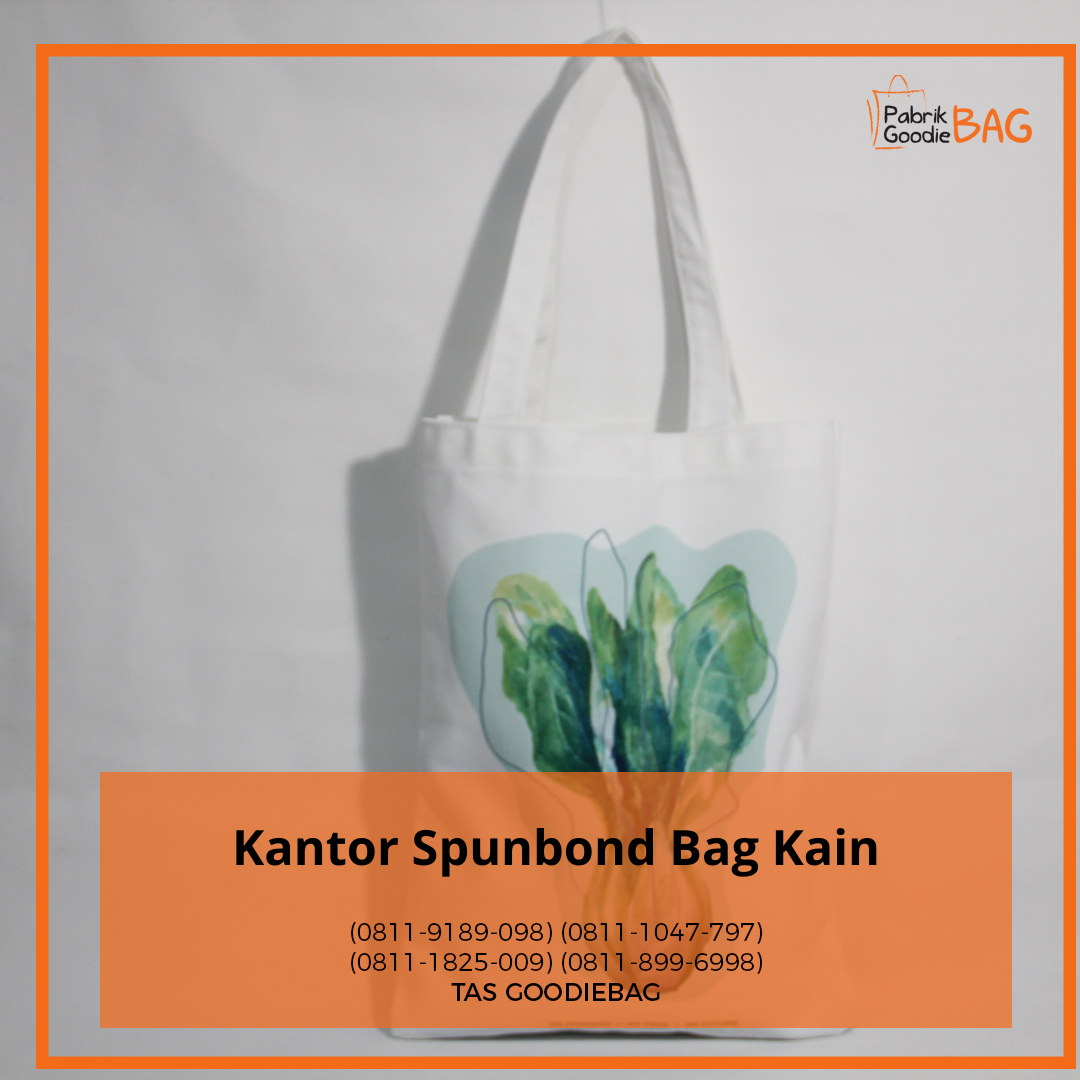 Kantor Spunbond Bag Kain - Supplier Goodiebag Kanvas - Medium