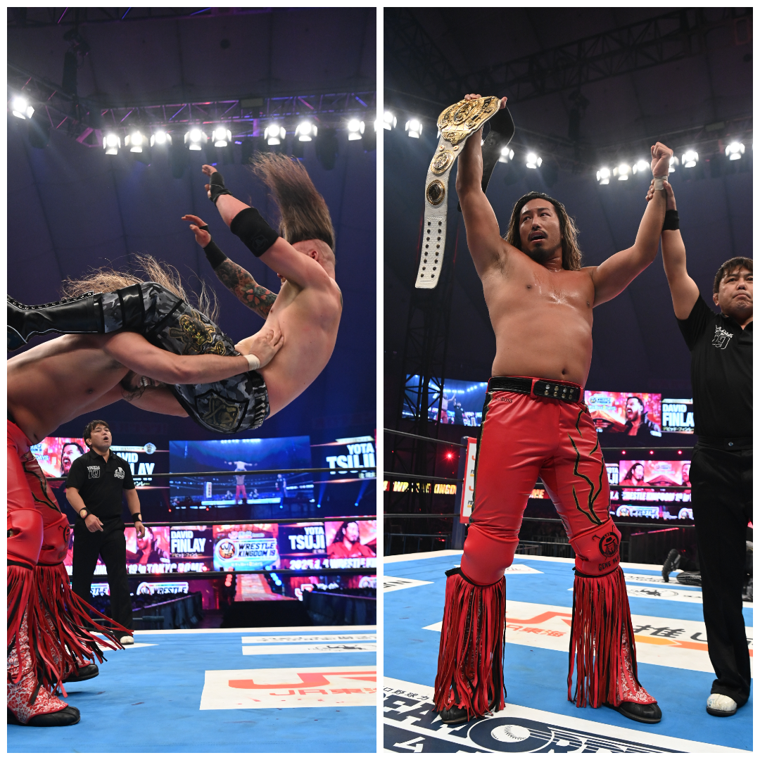 Tsuji takes Global Gold at Wrestle Kingdom | by New Japan Pro-Wrestling | NJPW Global