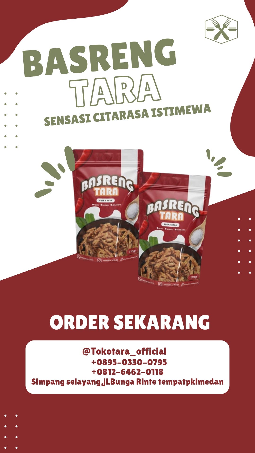 Enak, Wa 0812-6462-0118, Jual Basreng Kemasan di Medan, Toko Tara | by ... Enak, Wa 0812-6462-0118, Jual Basreng Kemasan di Medan, Toko Tara | by ...
