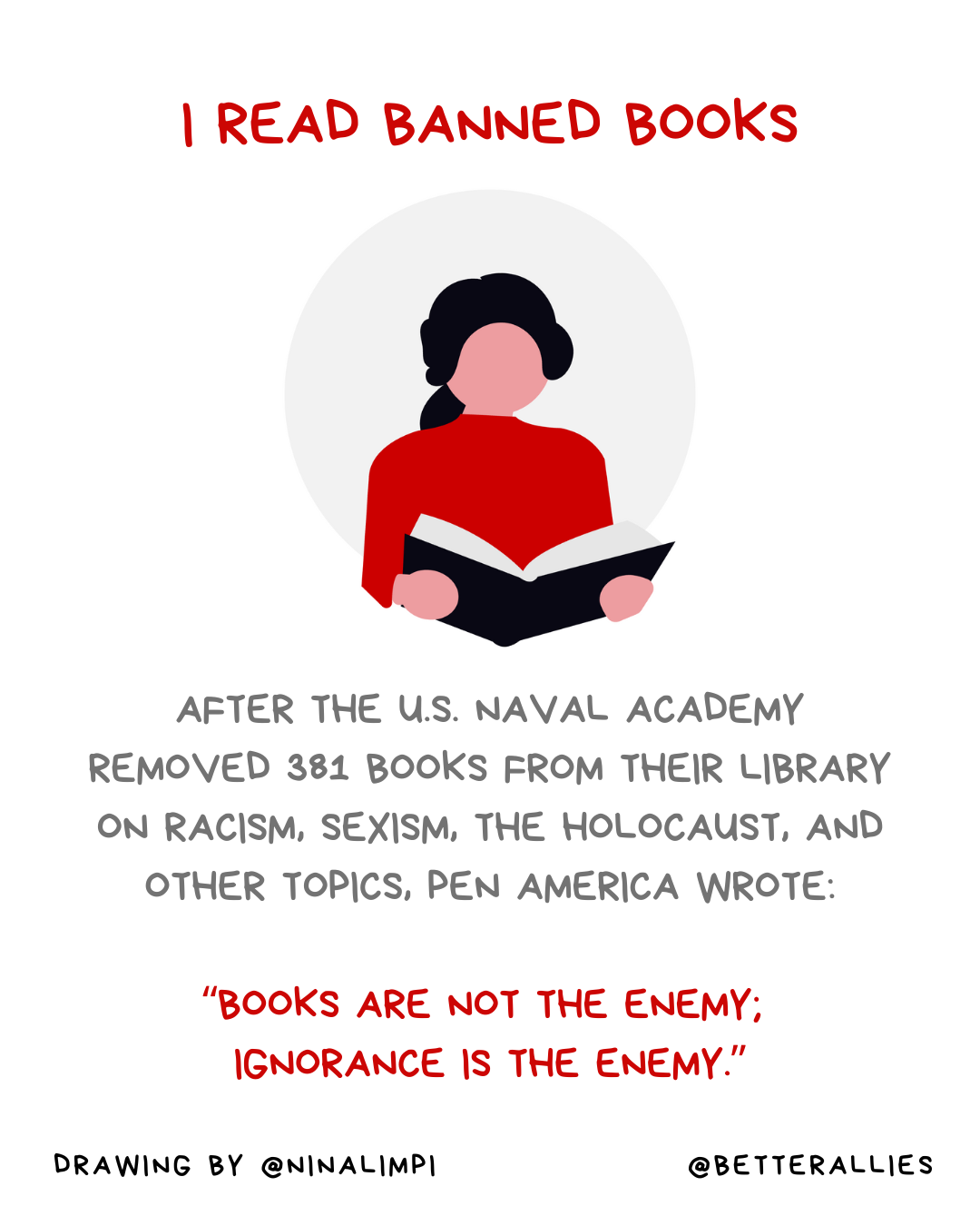 Read Banned Books And Other Actions For Allies By Better Allies® Code Like A Girl