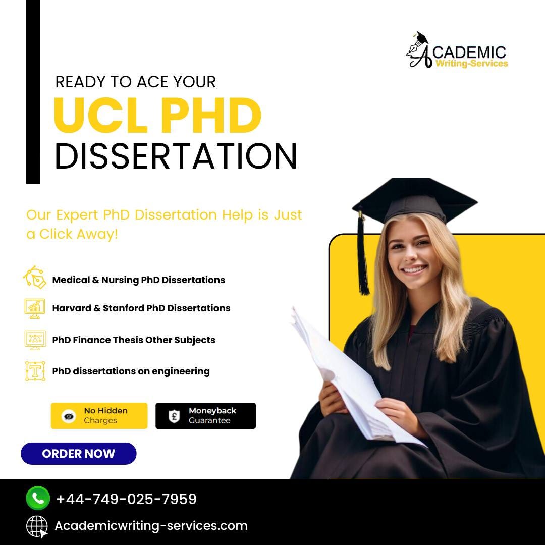 UCL UCL Dissertation Writing Services - Academic writing - Medium