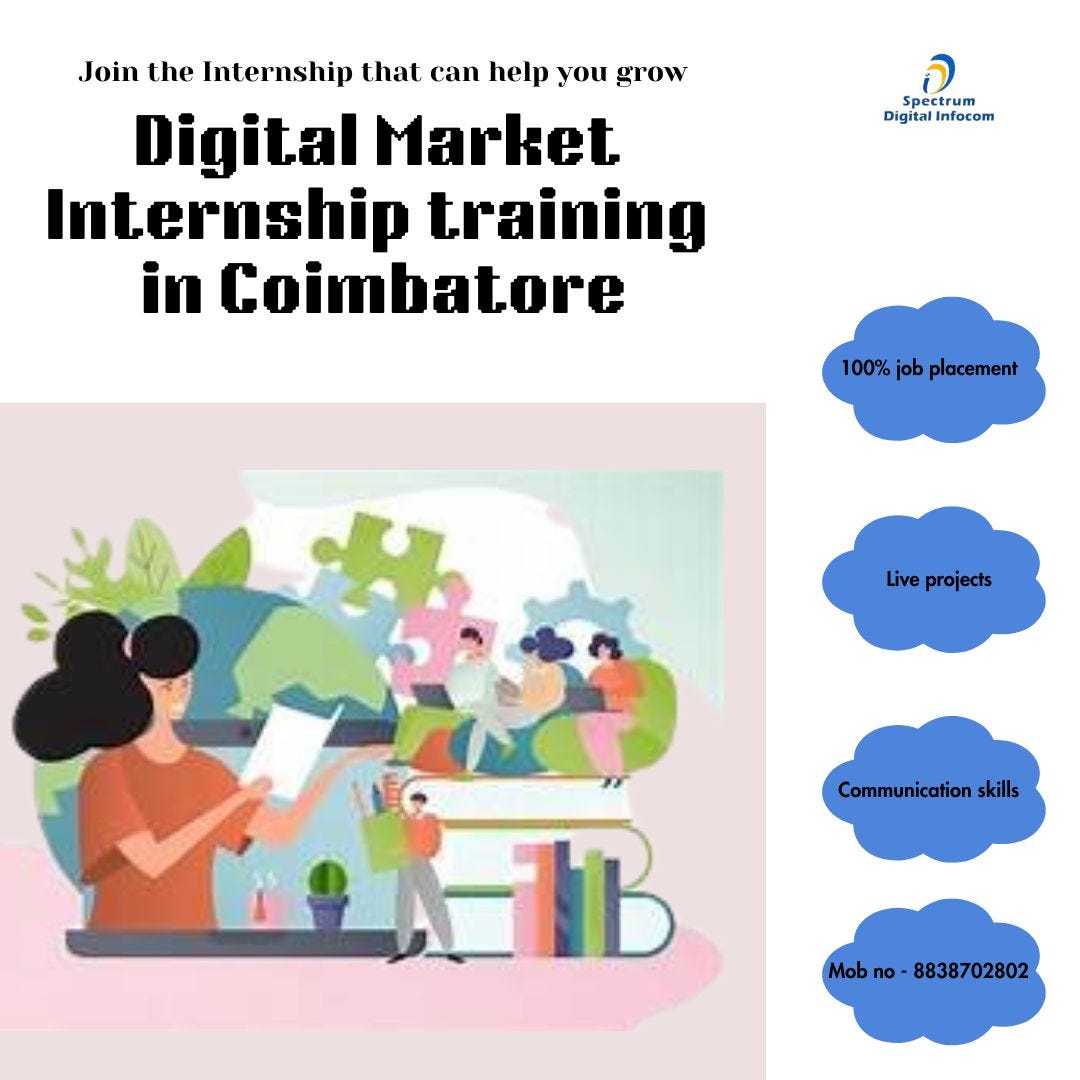 Join the Internship that can help you grow - Vidhya spectrum - Medium