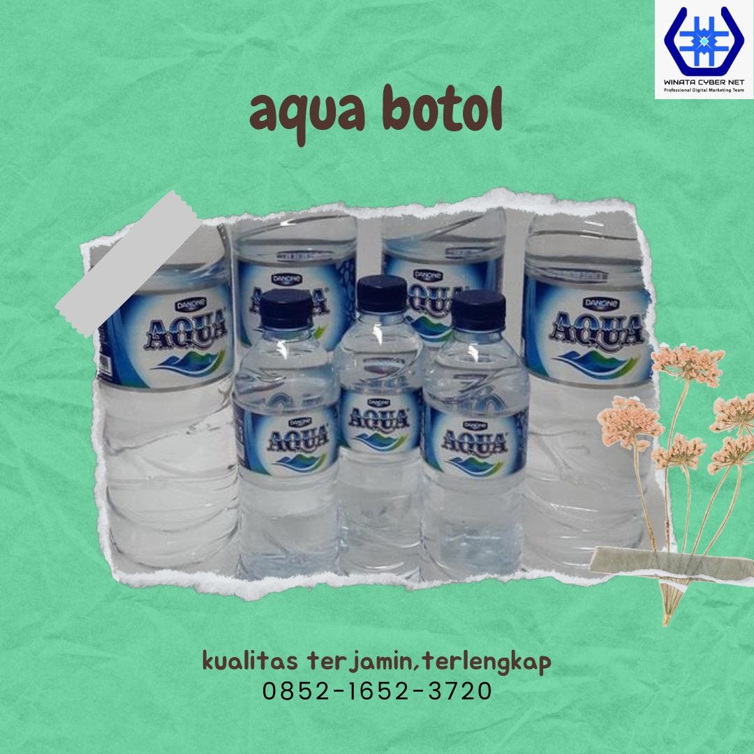 SUPER DISKON, Call 0852–1652–3720 Aqua Botol 600ml - distributor aqua botol winata - Medium