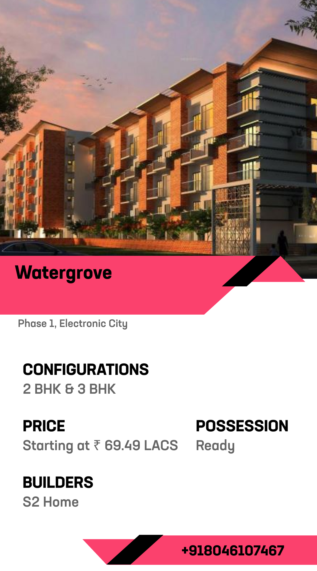 Watergrove — 2&3 BHK Homes in Bangalore | Dwello - sai patil - Medium