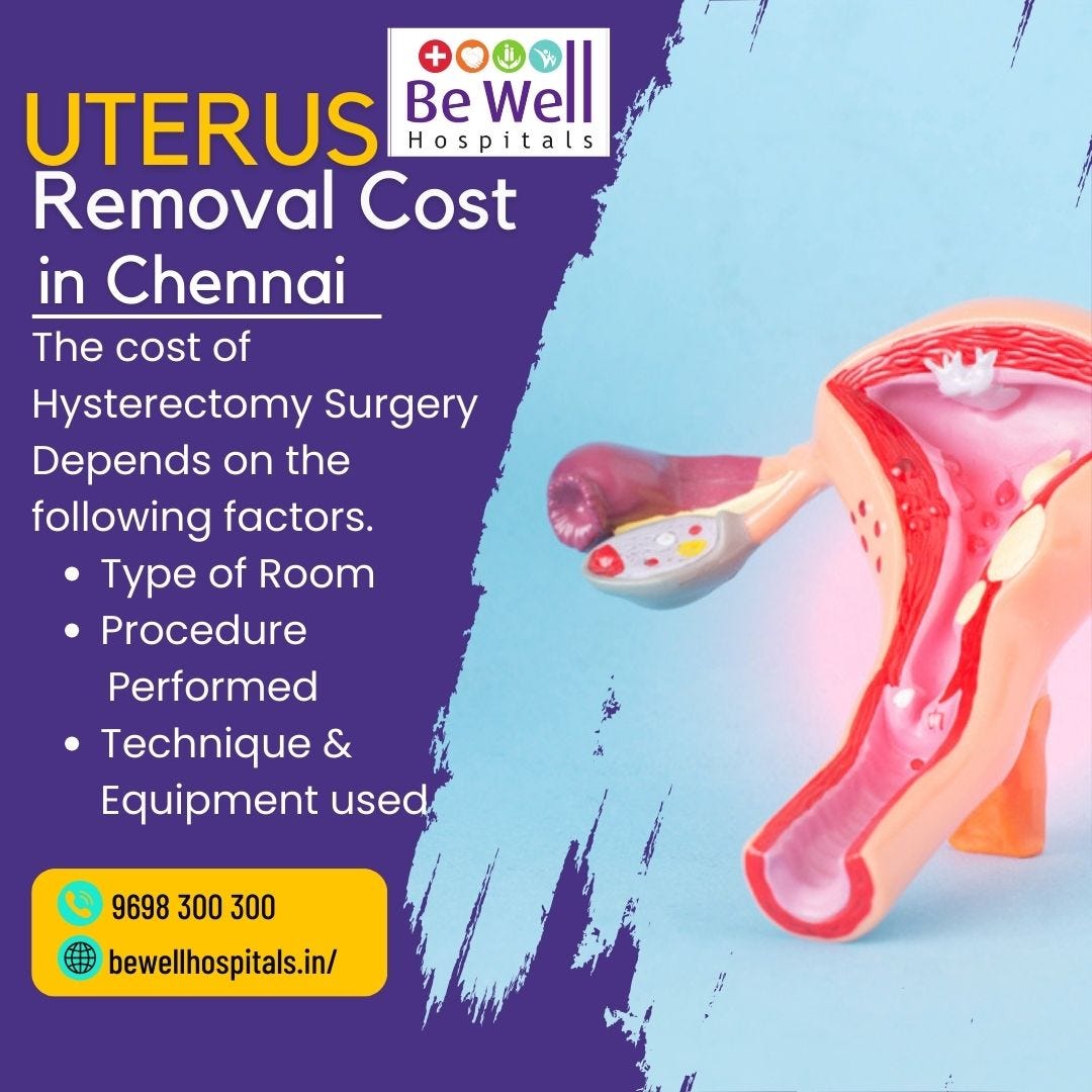 Uterus Removal Cost in Chennai - Be Well Hospitals - Medium