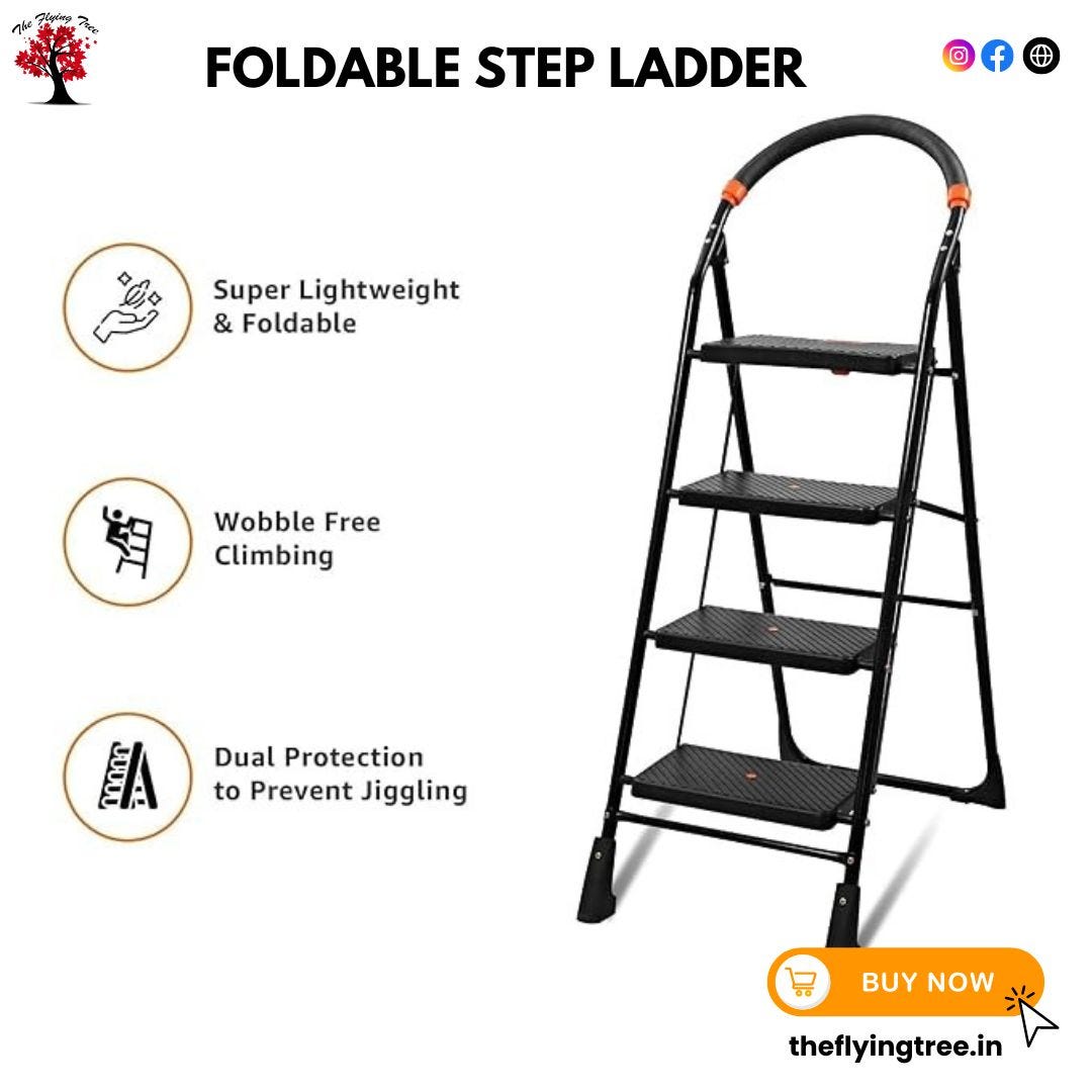 foldable step ladder. Introducing the Premium Heavy Quality… | by ...