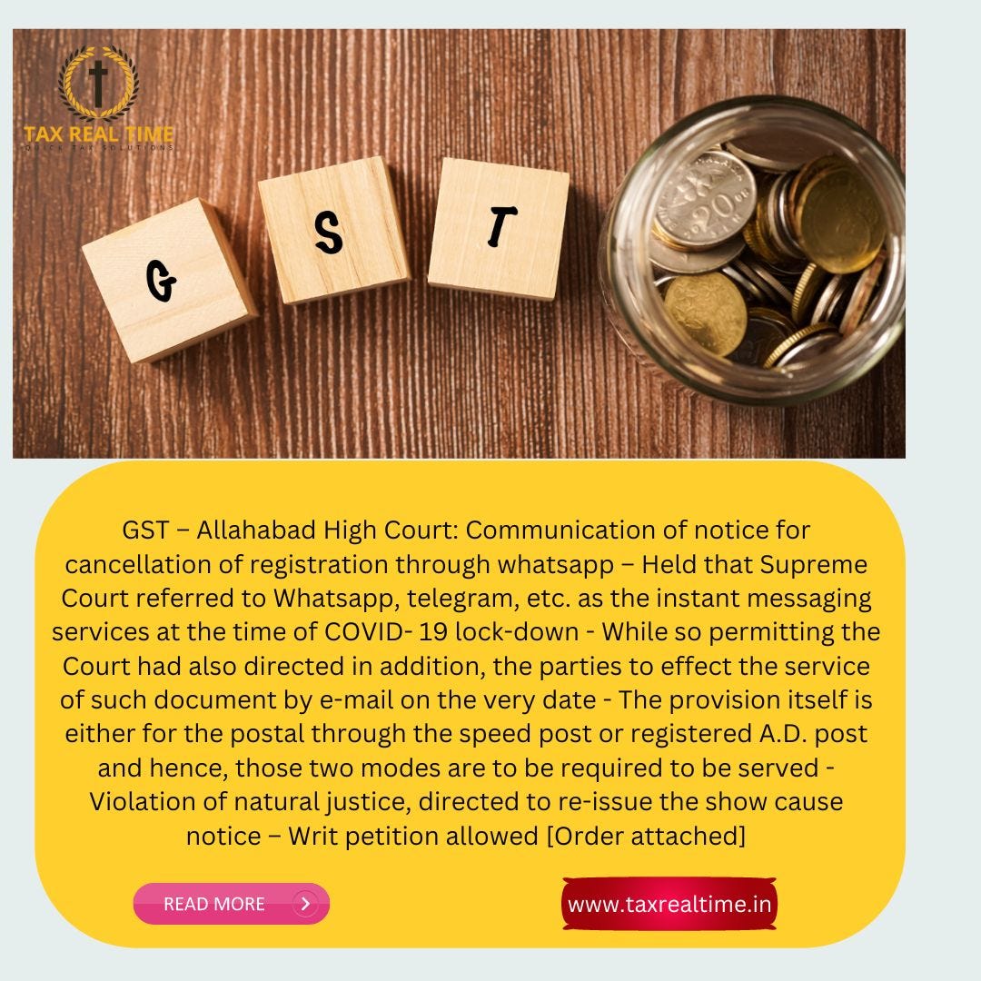 new update about GST for more visit taxrealtime - Taxrealtime - Medium