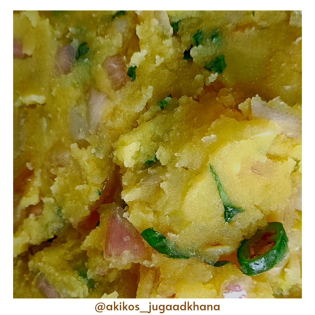 Comfort food at its finest – Mashed Potato Choka - Akikos Jugaadkhana ...