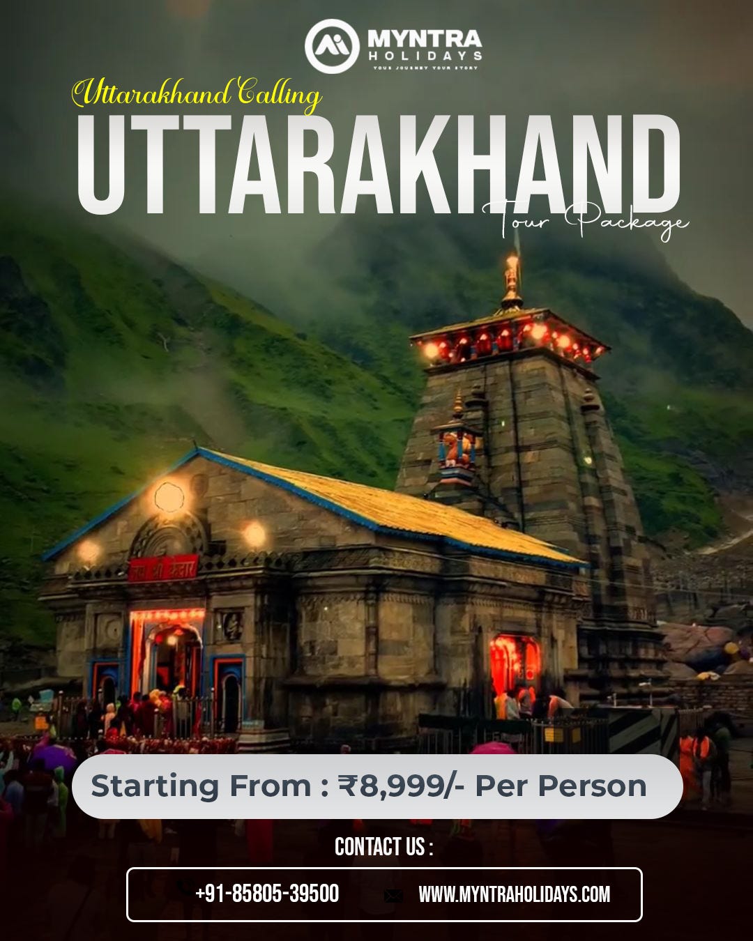 Explore the breathtaking beauty of Uttarakhand with Myntra Holidays ...