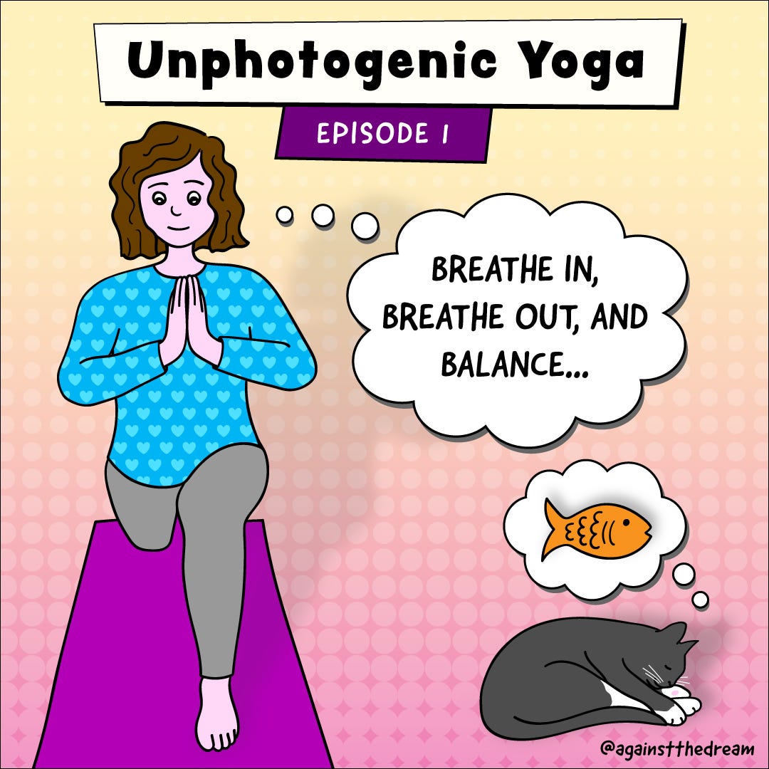 Unphotogenic Yoga - Alison Gee - Medium