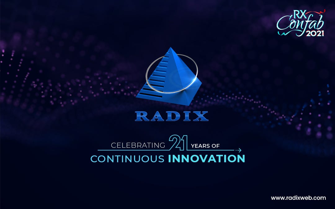 Radixweb is celebrating its 21 Years in Transforming Businesses ...