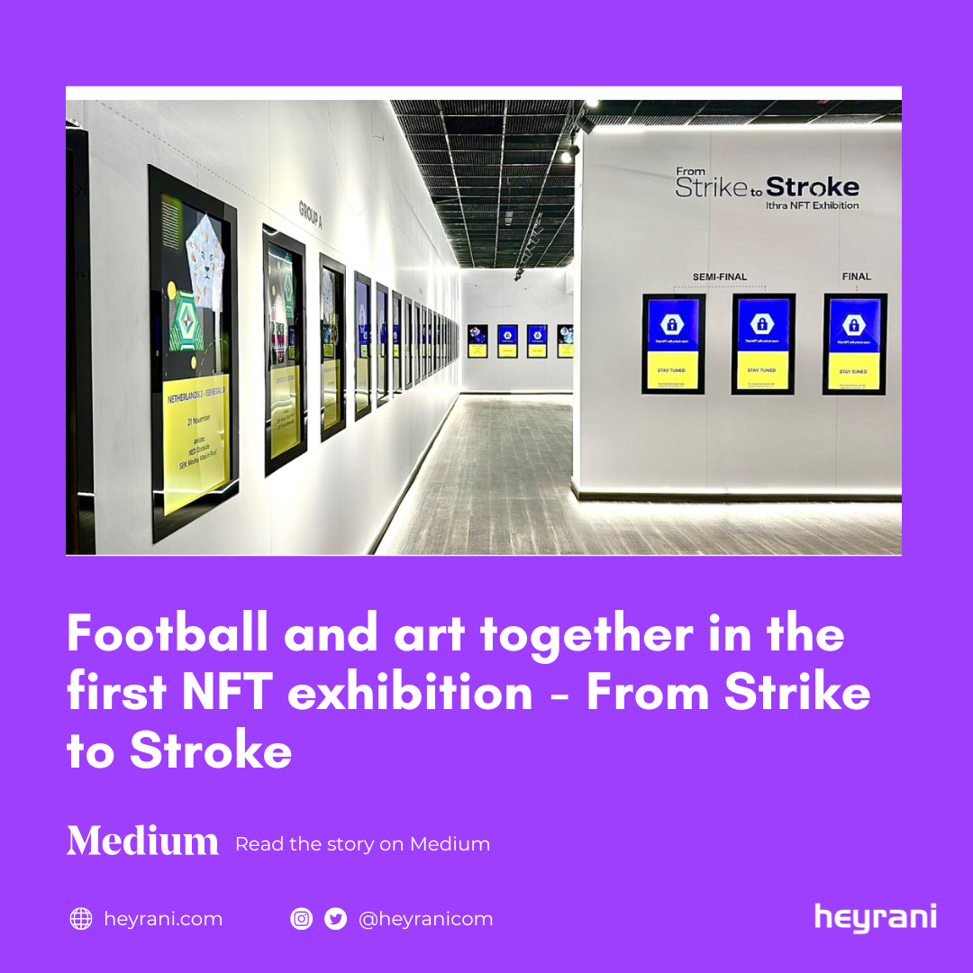 Football and art together in the first NFT exhibition — From Strike to Stroke | by Heyrani | Medium