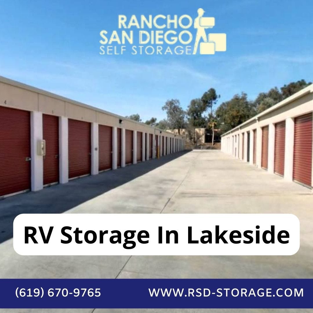 RV Storage In Lakeside - Rsdstorage - Medium