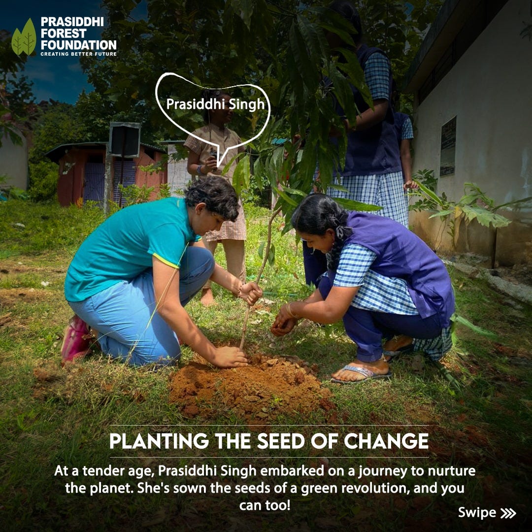 Tree Plantation NGO in India: Greening the Nation - Prasiddhi Forest ...