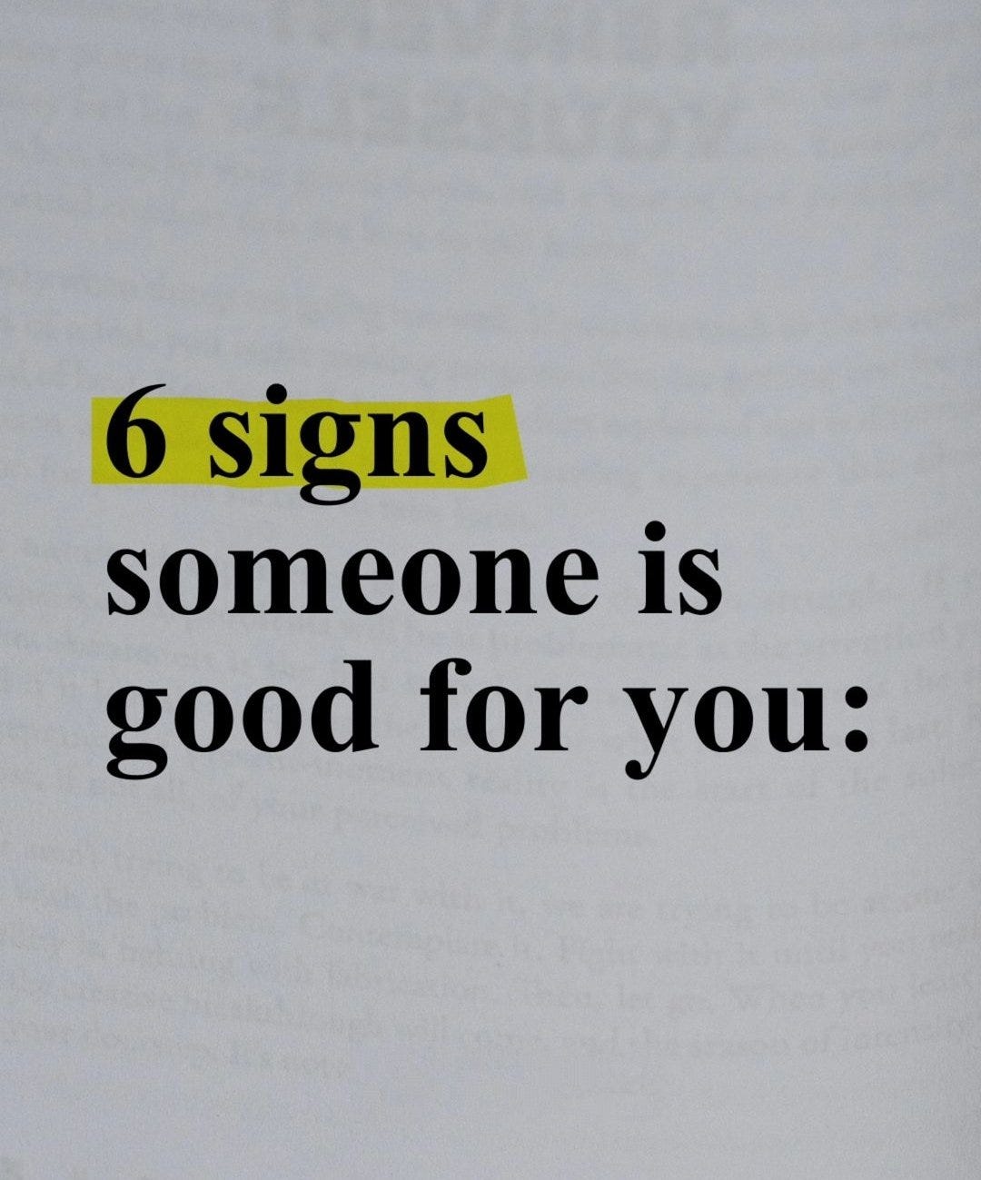 6 signs someone is good for you:. Discover the 6 essential traits to ...
