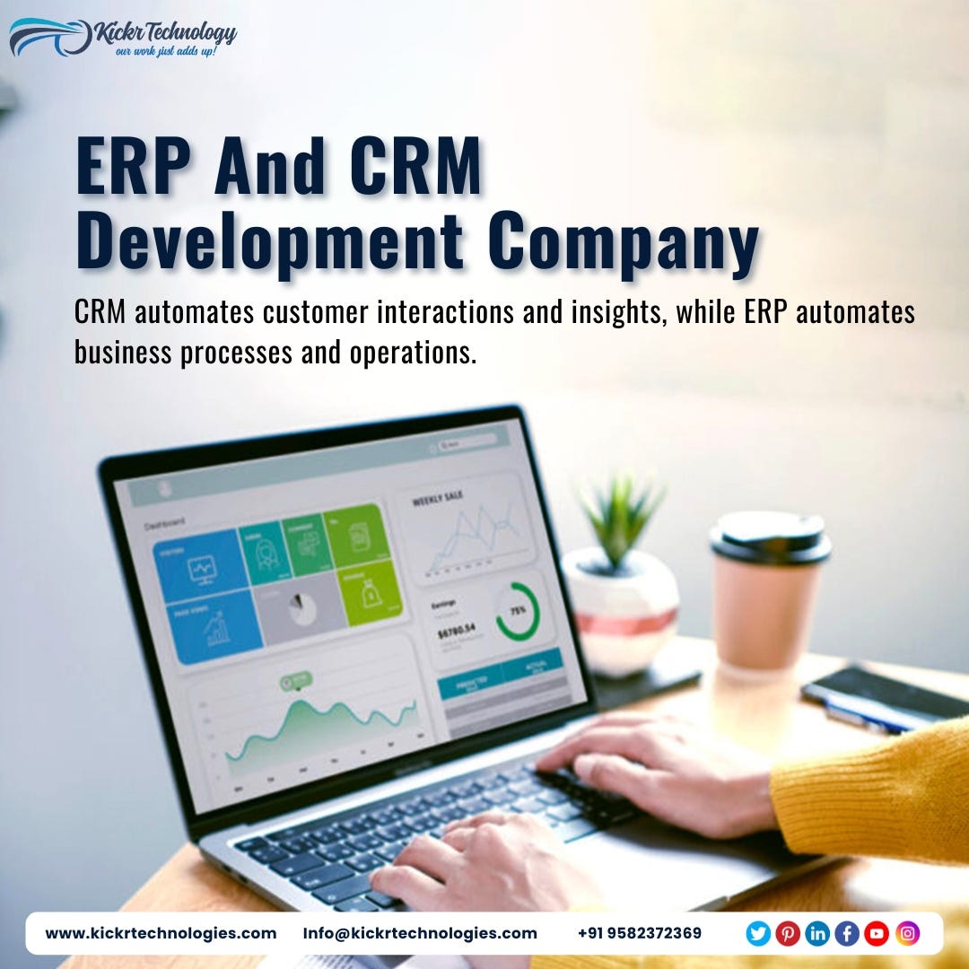 ERP And CRM Development Company- Kickr Technology - Kickrtechnology ...
