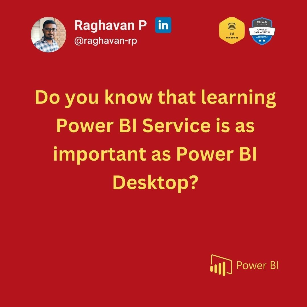 Power BI Service — Features and Uses | by Raghavan P | Medium