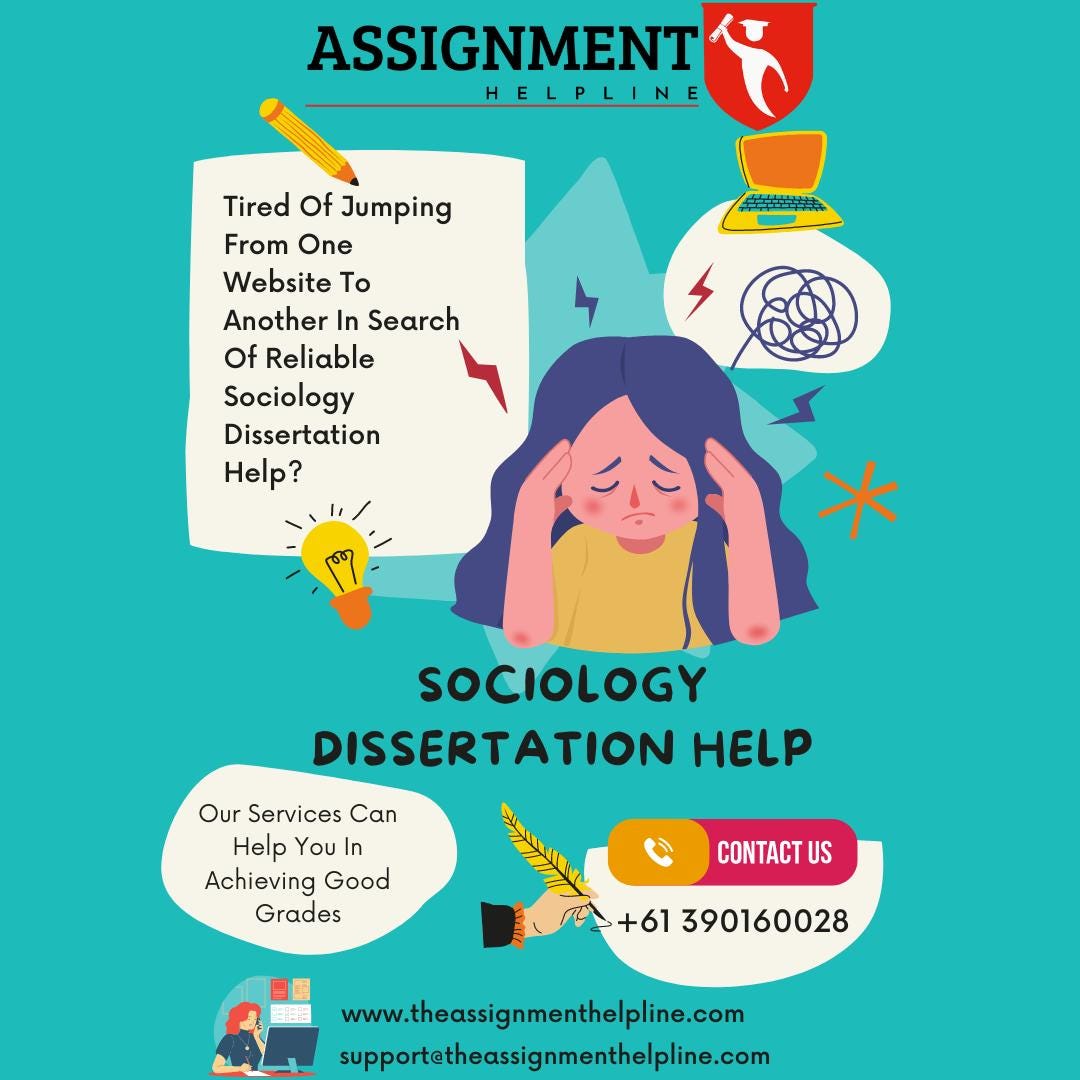 Best Sociology Dissertation Help - Barry miller - Medium