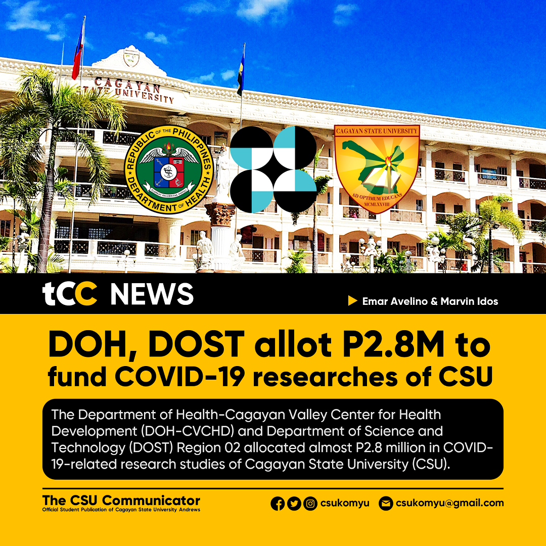 DOH, DOST allot P2.8M to fund COVID-19 researches of CSU | by Marvin ...