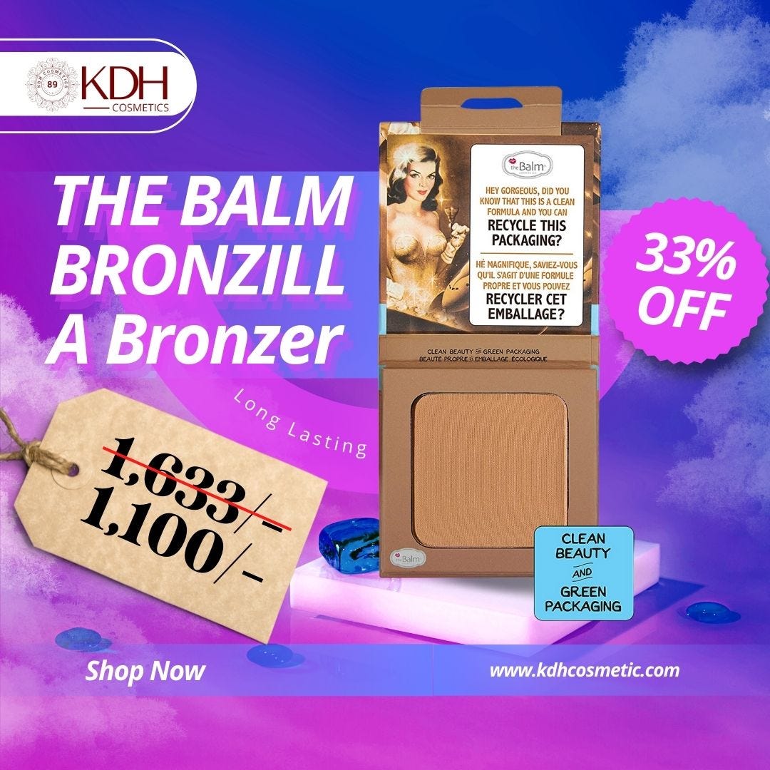 THE BALM — BRONZILLA — Bronzer, Contour & Shadow — Matte bronzer and ...