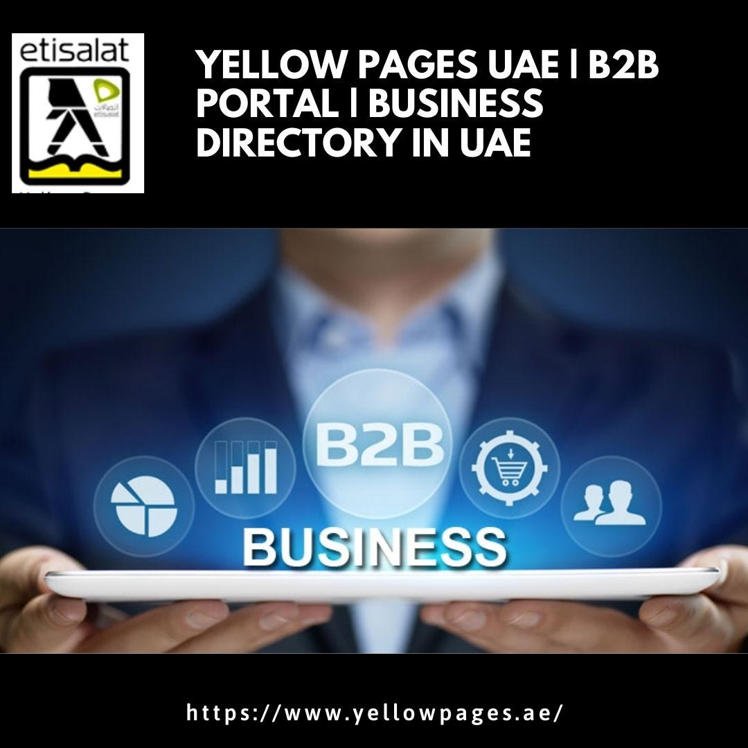 Yellow Pages UAE | B2B Portal | Business Directory In UAE - gursimar34 - Medium