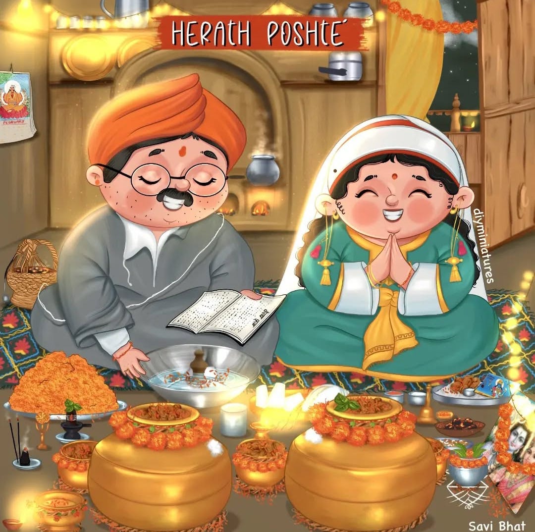 Herath Poshte — How Kashmiris Celebrate Mahashivratri | by Rishita Sharma💗 | No Time | Medium