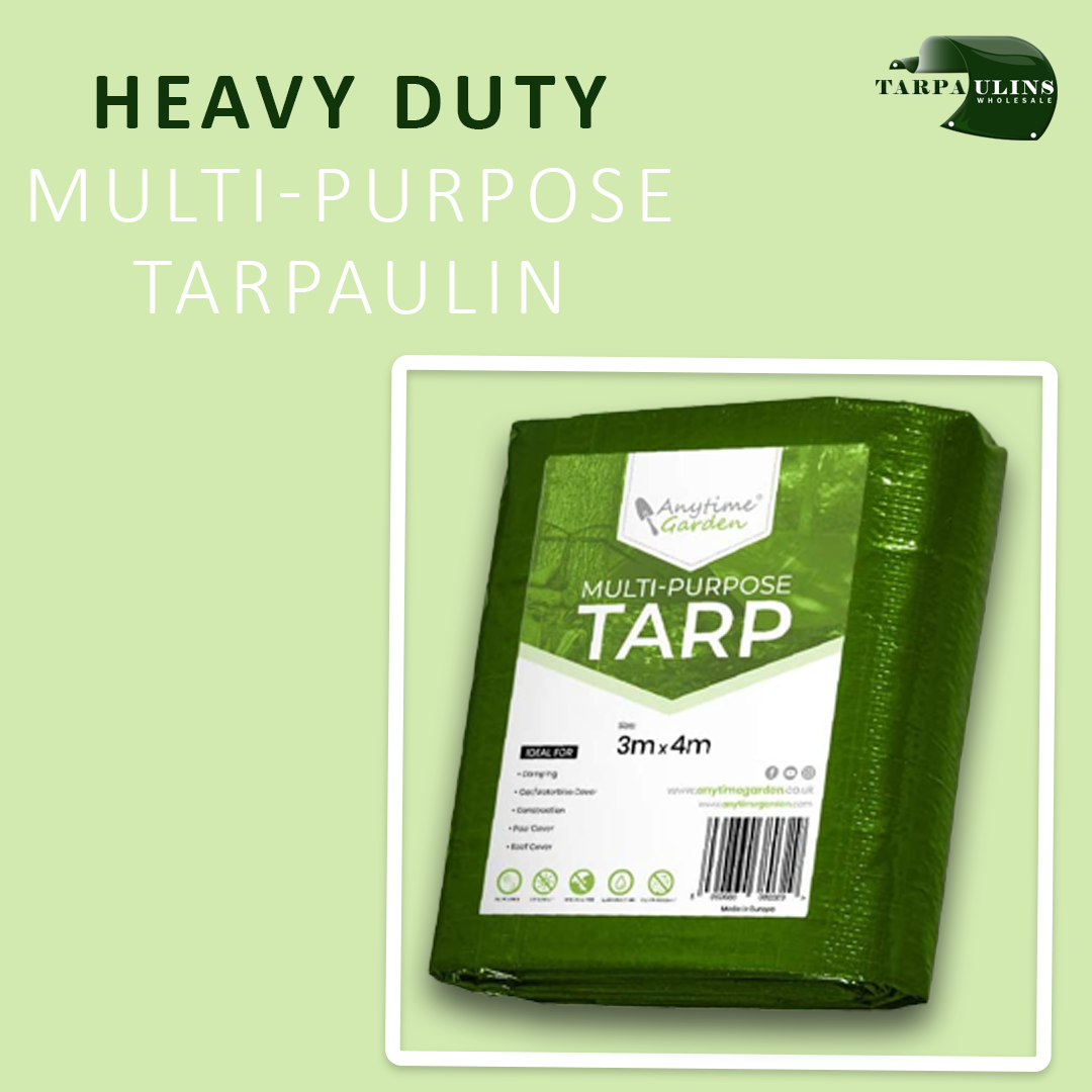 Heavy Duty Green Tarpaulin. - tarplin wholesale - Medium
