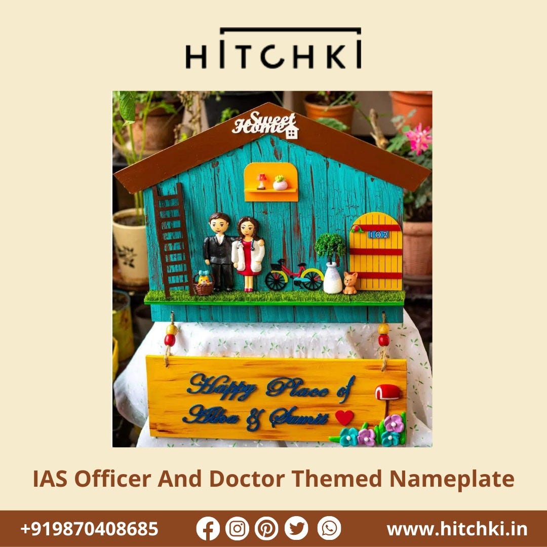 Elevate Your Entrance — IAS Officer and Doctor Themed Nameplates - Info ...