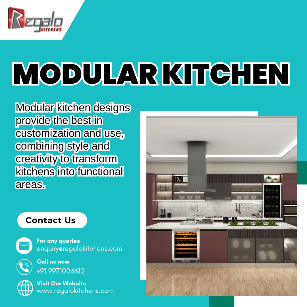 Modular Kitchen - Regalo Kitchens - Medium