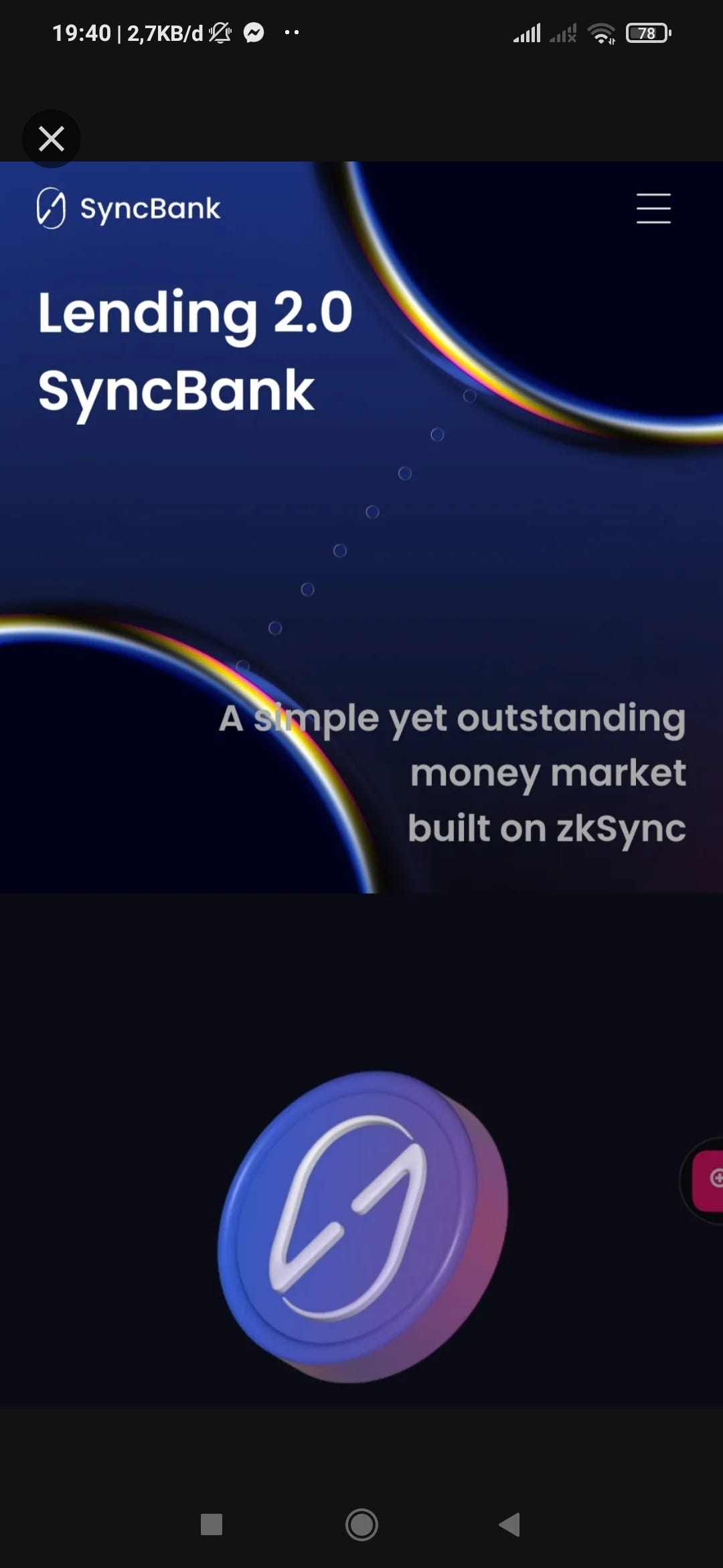 SyncBank A simple yet outstanding money market SyncBank is a simple yet ...