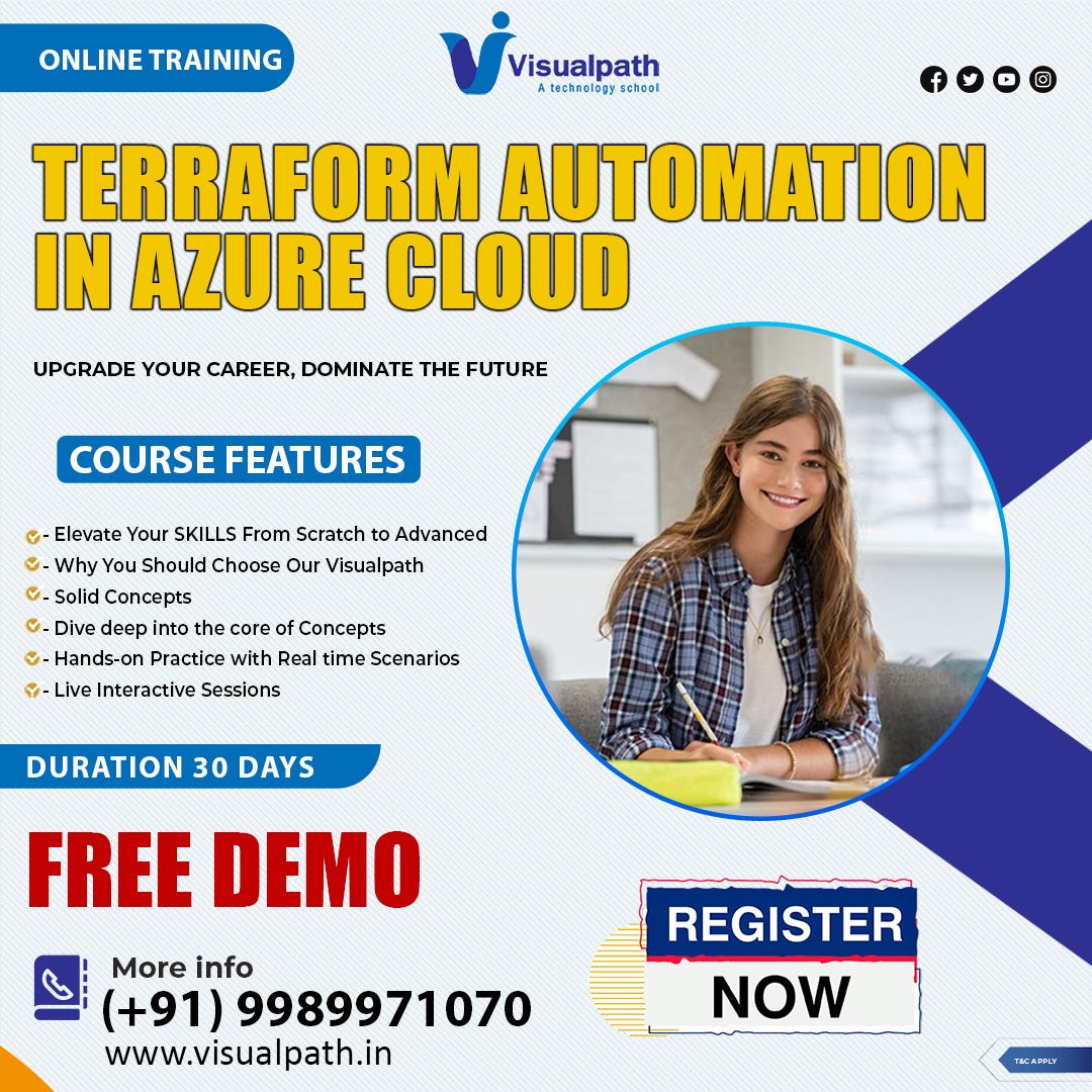 Terraform Automation in Azure Cloud Training_Hyderabad - Siva Visualpath - Medium